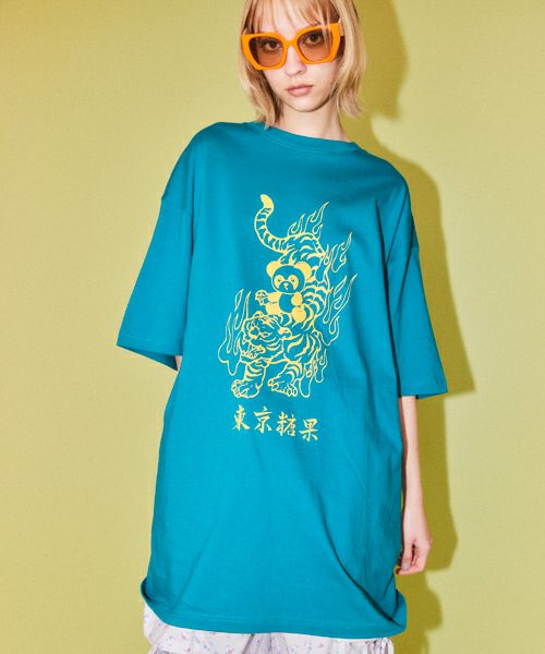 TOKYO CANDY PEPE ＆ TIGER BIG TEE | Candy Stripper（キャンディ ストリッパー）｜オフィシャル ...