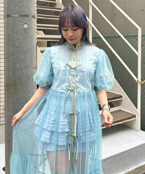 CHINA SHEER ONE-PIECE | Candy Stripper（キャンディ ストリッパー）｜オフィシャル通販サイトCANDY STORE